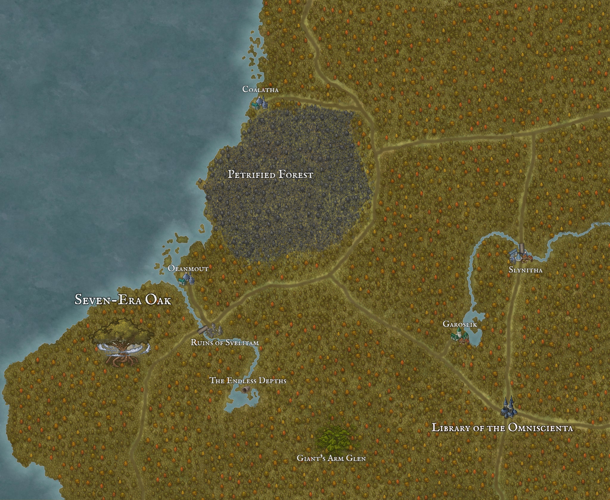 Sliwen Region- Seven Eras Area in Suaro| World Anvil