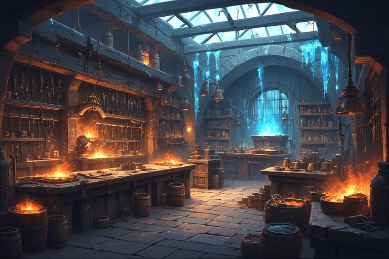 Frostbrand Forge Building / Landmark in Duskwatch | World Anvil