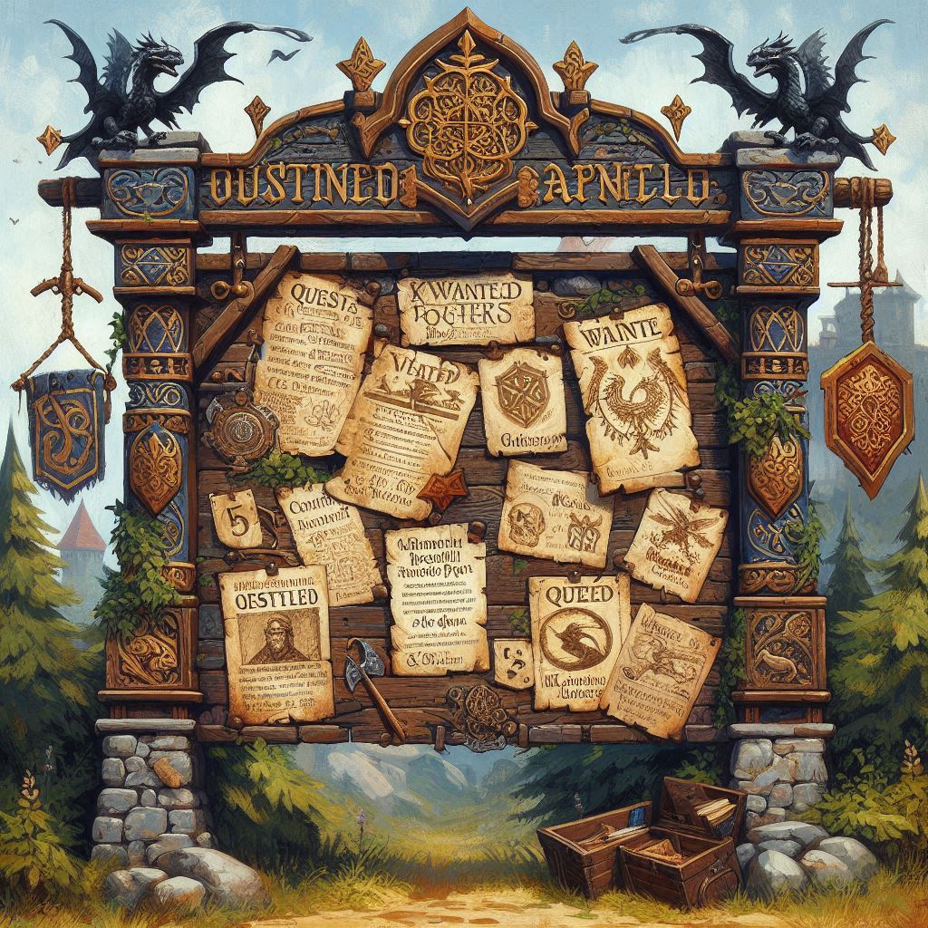 Quest Board Document in Planescape Multiverse | World Anvil