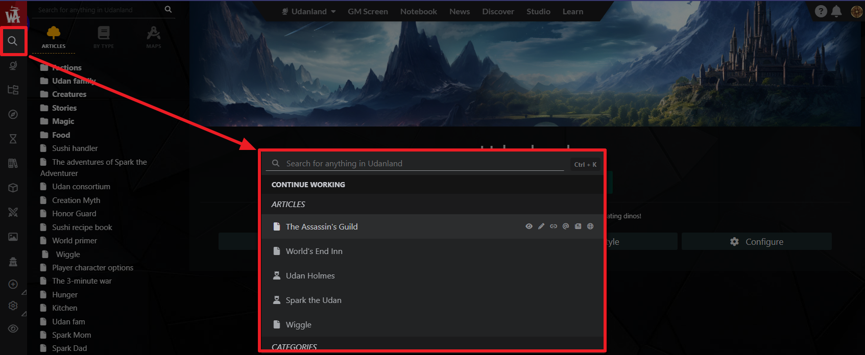 Lesson 1: Get Started with Articles in World Anvil Beginner Tutorials ...