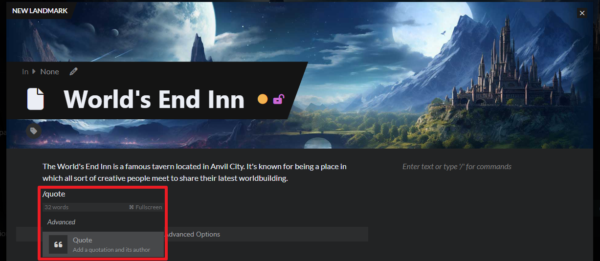 Lesson 1: Get Started with Articles in World Anvil Beginner Tutorials Knowledge Base | World Anvil