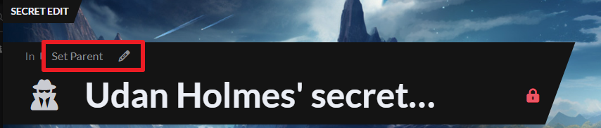 Feature Guide to Secrets in Secrets Tutorials Knowledge Base | World Anvil