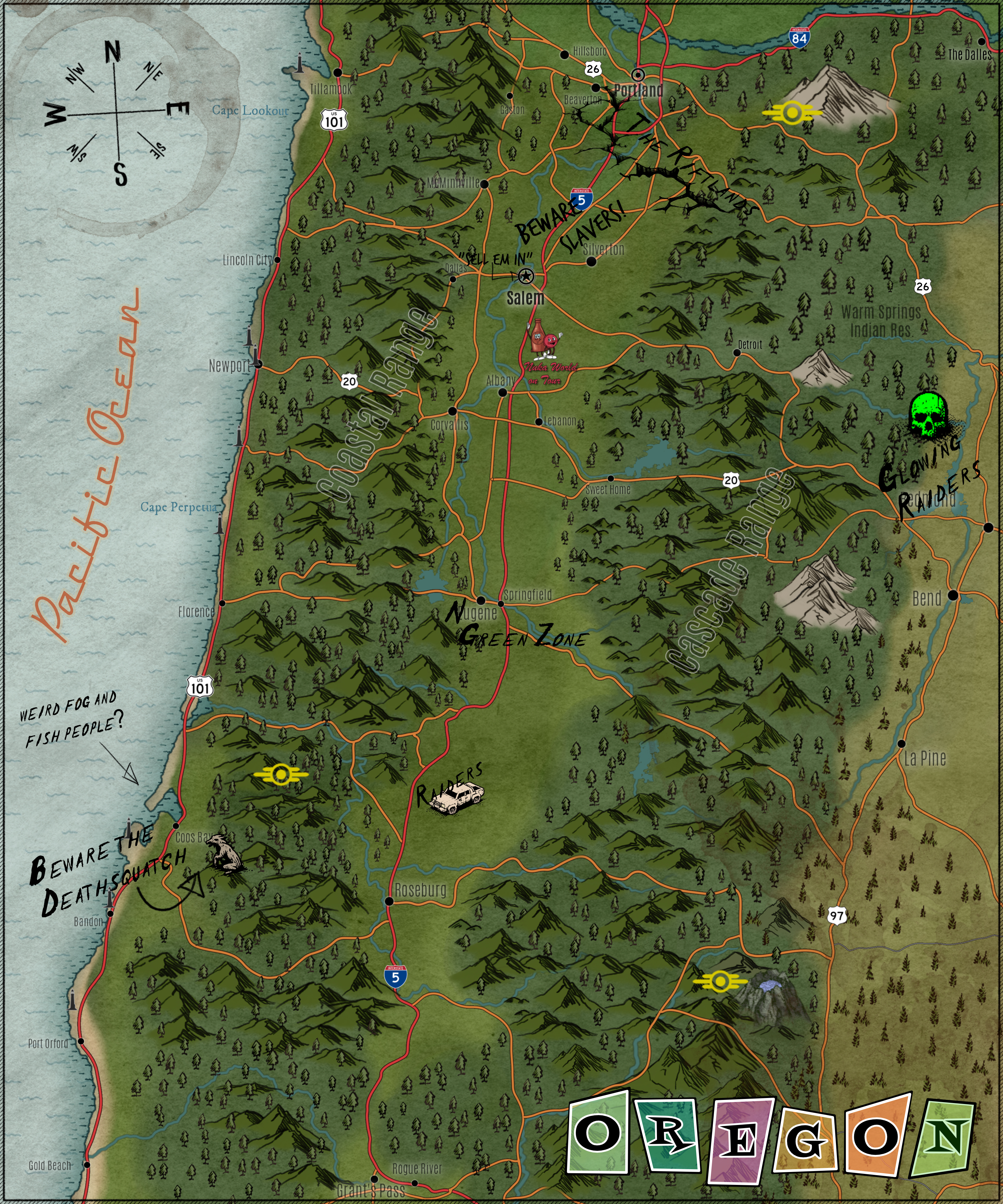 Western Oregon in Fallout: Oregon| World Anvil