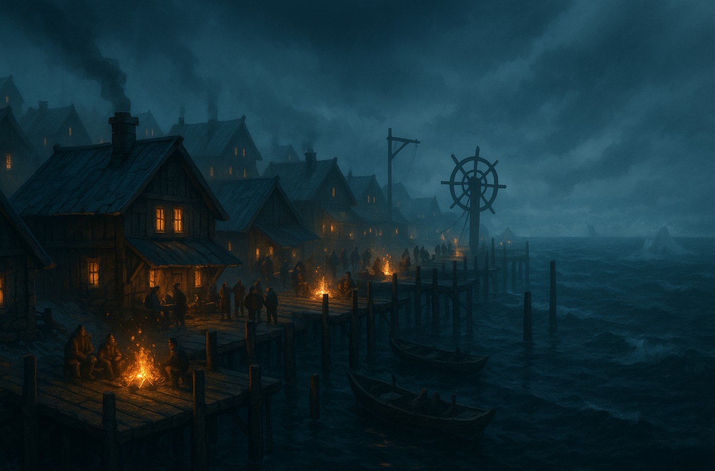Cursewind - The Last Harbor of the North Settlement in Weglindth ...