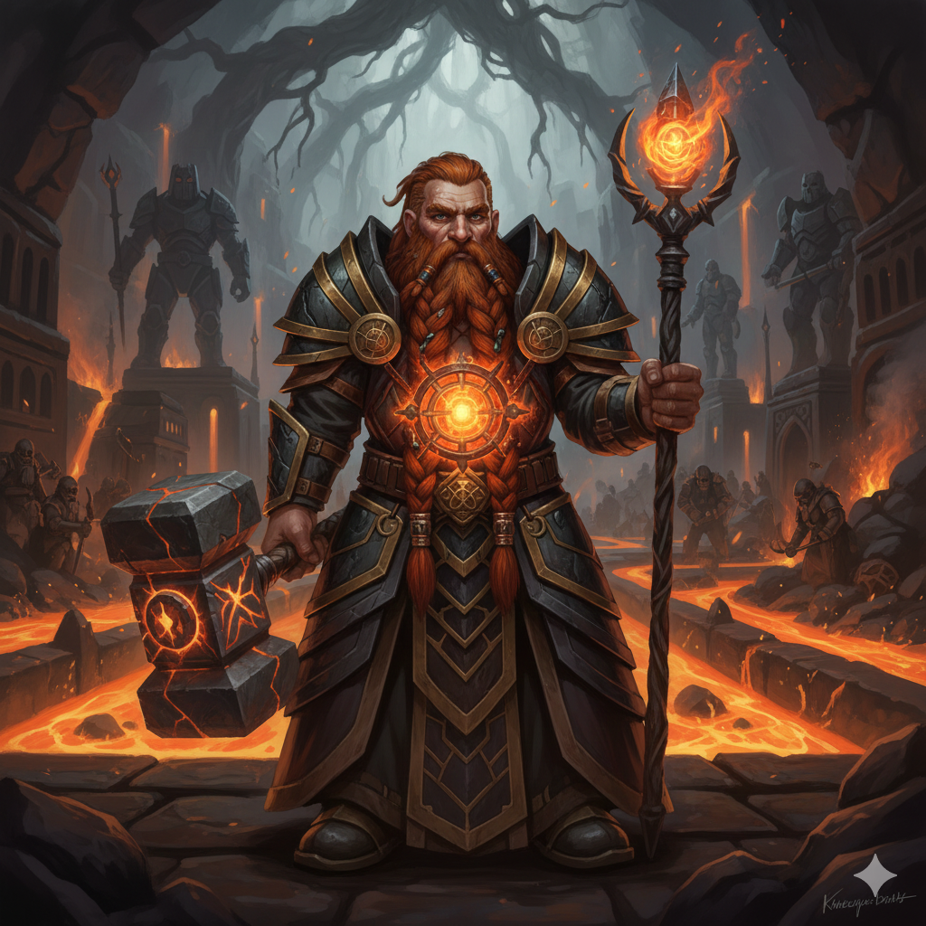 EMBER PRIEST OF STONEHAVEN dwarf Character in Aztal'Ka | World Anvil