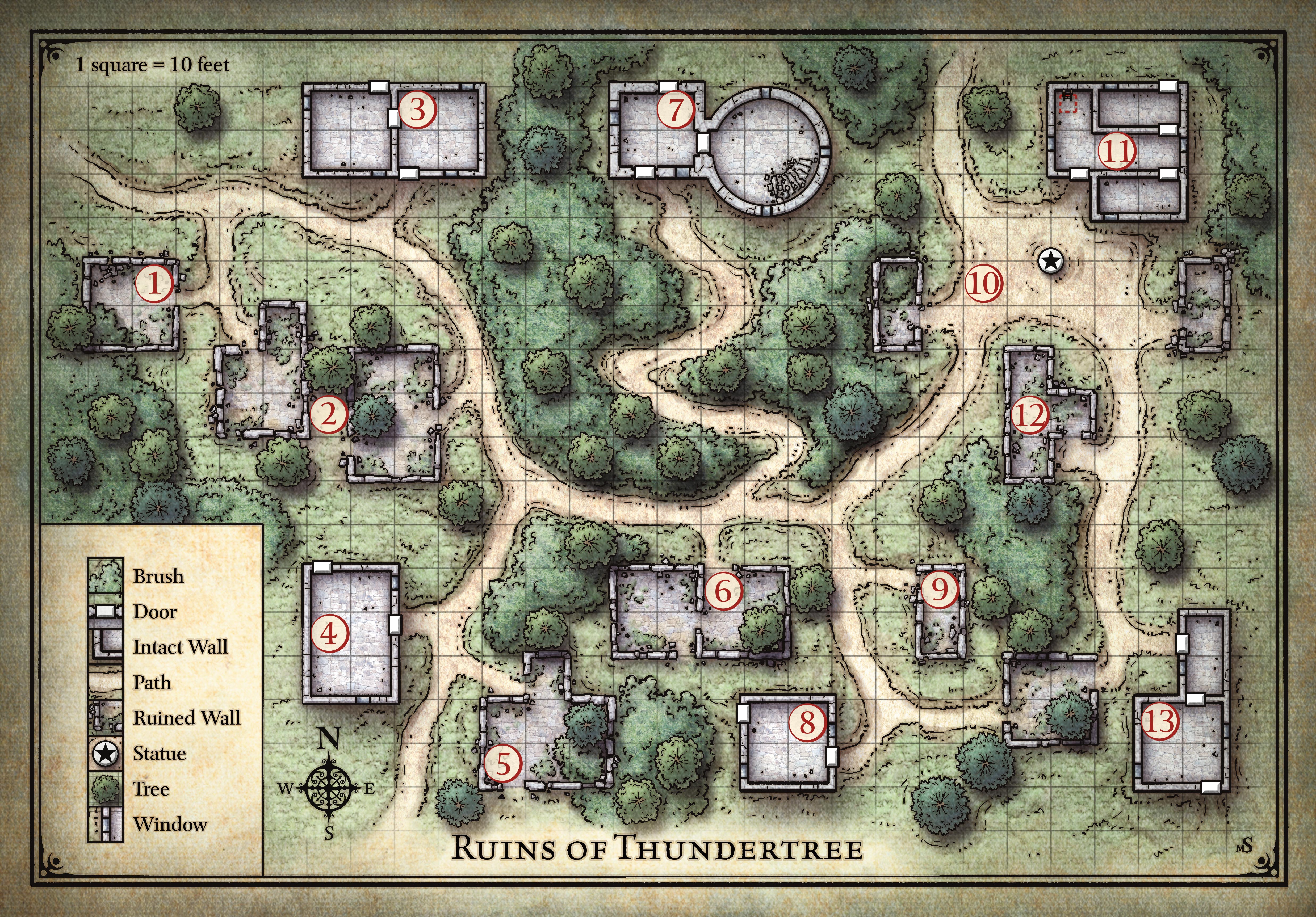 Thundertree Settlement in Oerth | World Anvil