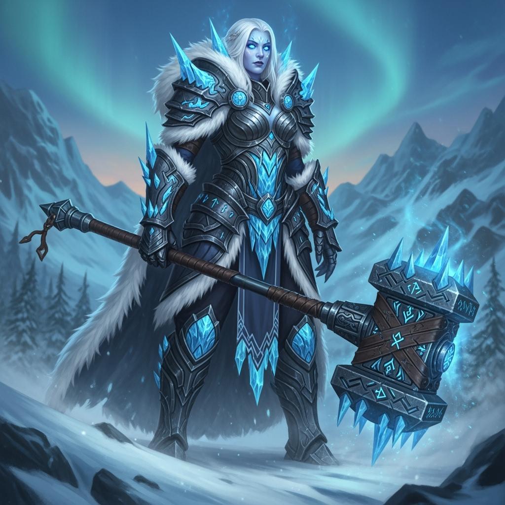 Warchief Grimna Frostborn Character in StarFall | World Anvil
